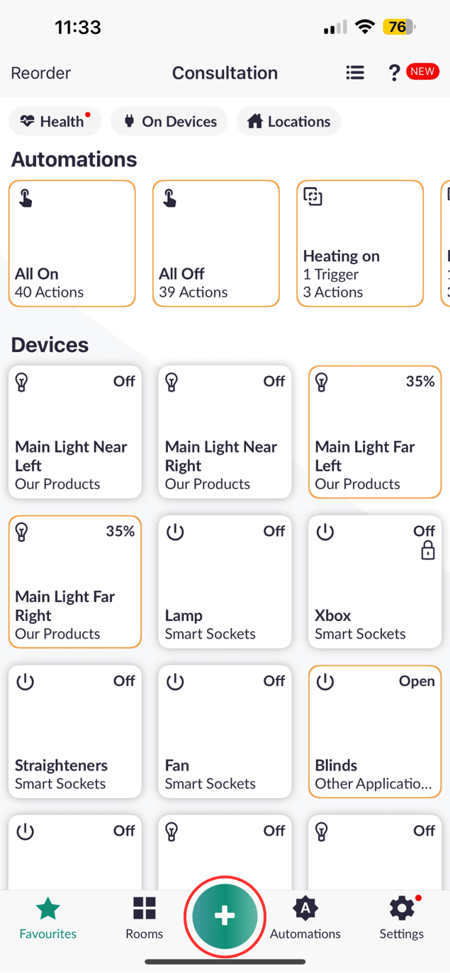 How to add devices to the Link Plus App