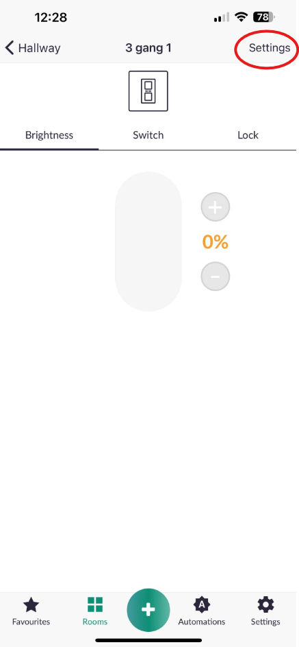 How to delete a device from the Lightwave Link Plus app?