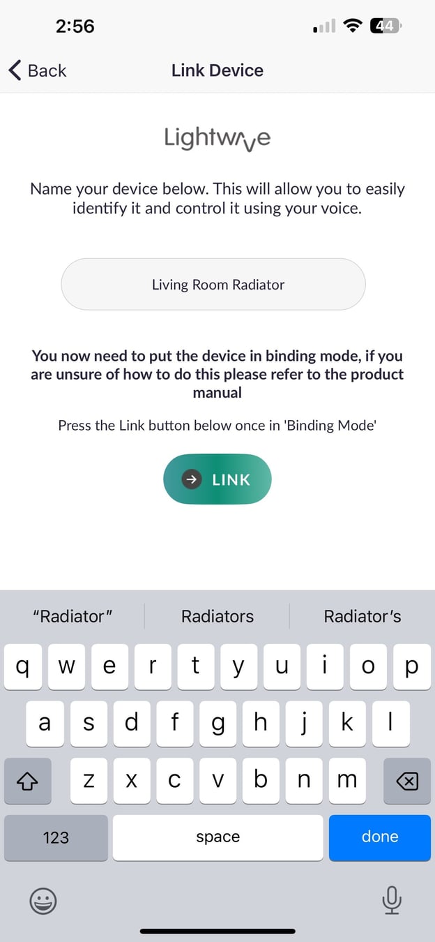 How to add Honeywell Devices to the Lightwave Link Plus App